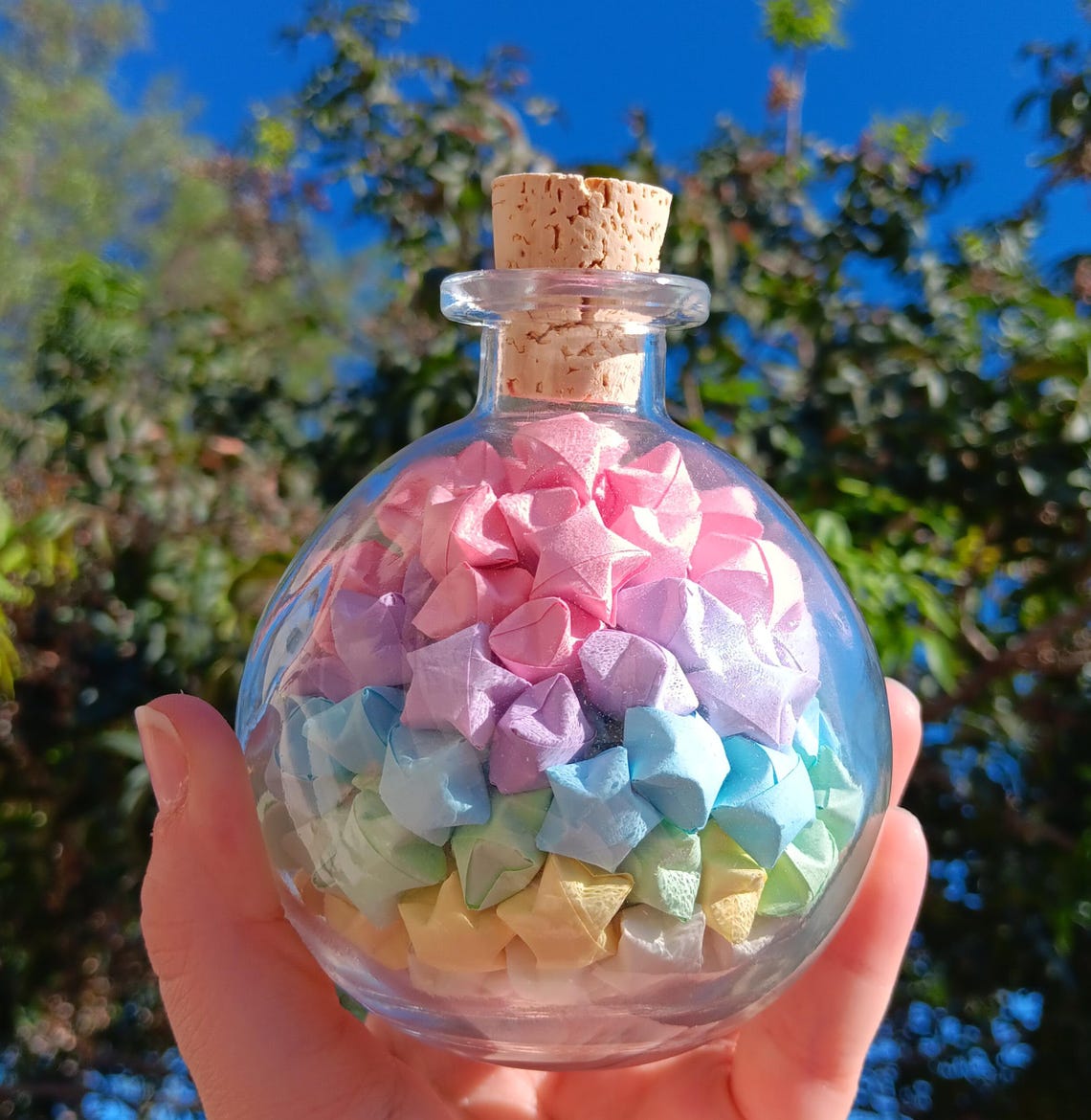 Origami Stars in a Jar. (if You Want Your Stars Mixed Please Press the ...