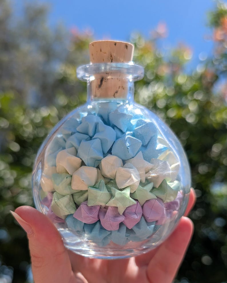 Origami Stars in a Jar. (if You Want Your Stars Mixed Please Press the ...