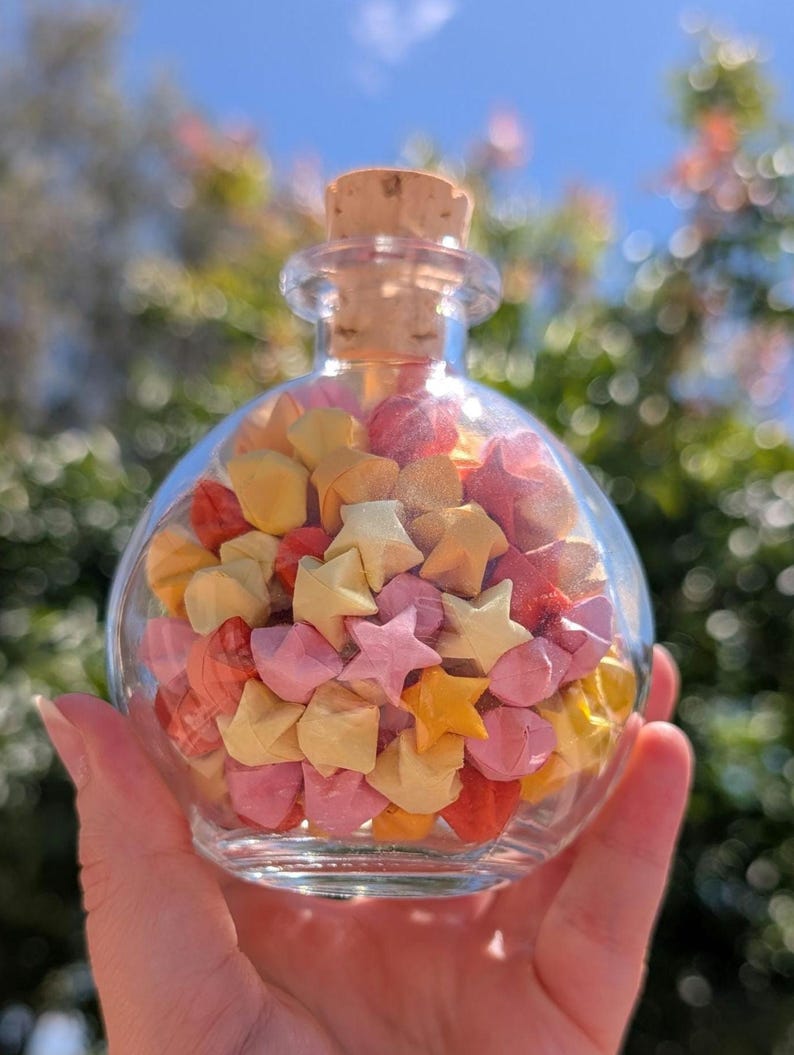Origami Stars in a Jar. (if You Want Your Stars Mixed Please Press the ...