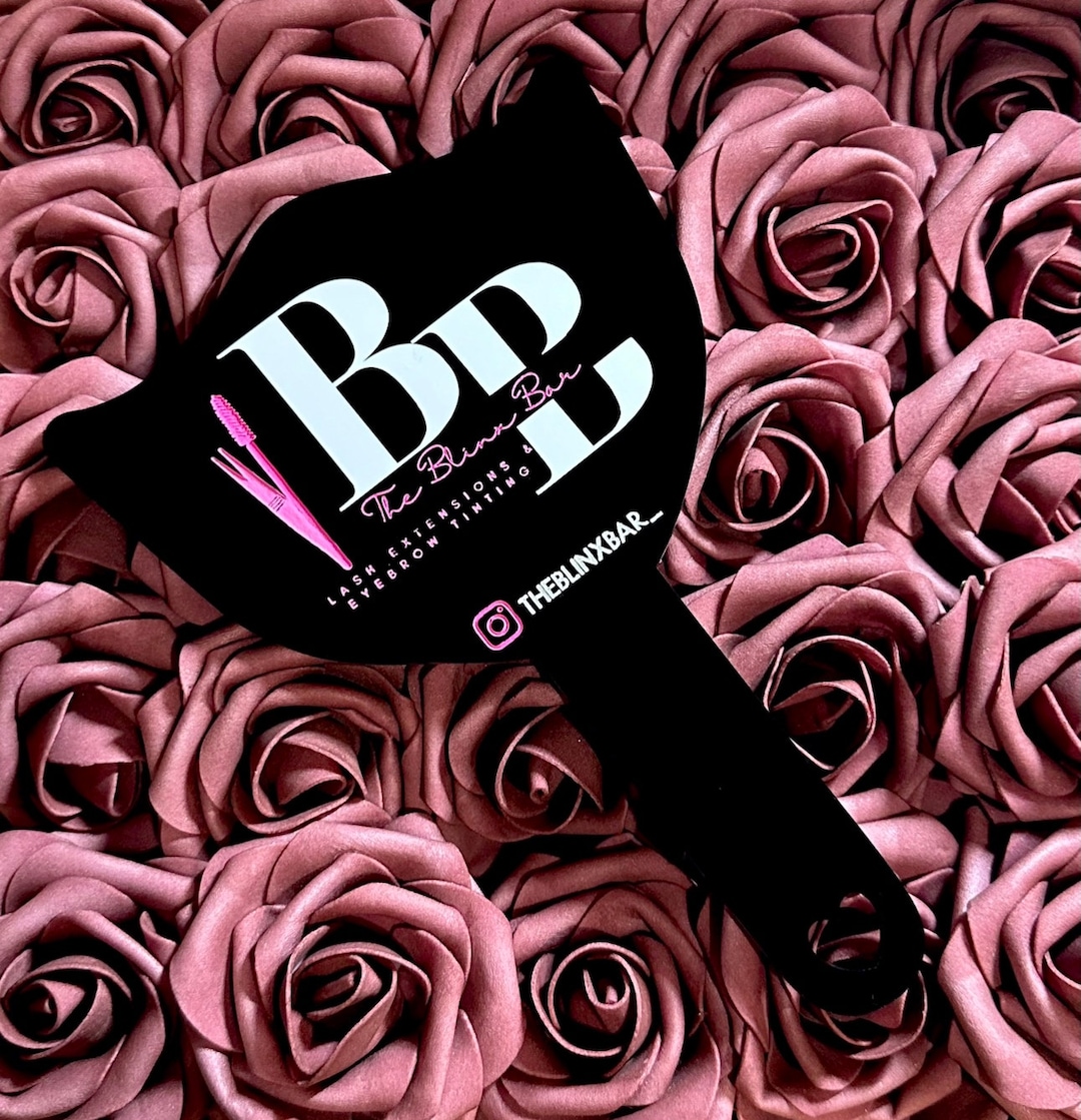 Customizable Lash & Brow Mirror Prop: Beauty Salon Photo Booth - Etsy