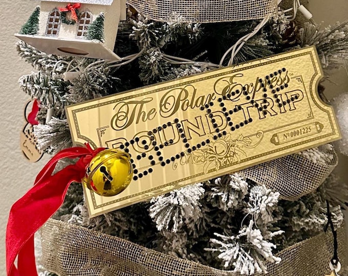 Personalized Polar Express Ornament: Nostalgic Christmas Keepsake - Etsy