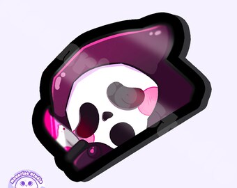 Horror Peeker Sticker - Etsy