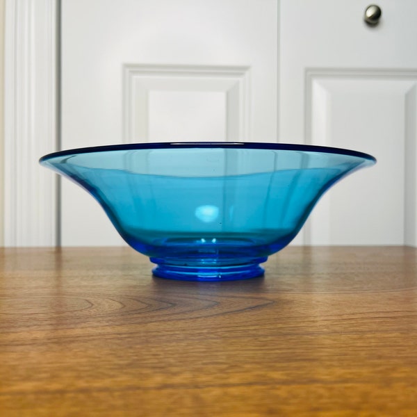 Blue Glass Bowl - Etsy