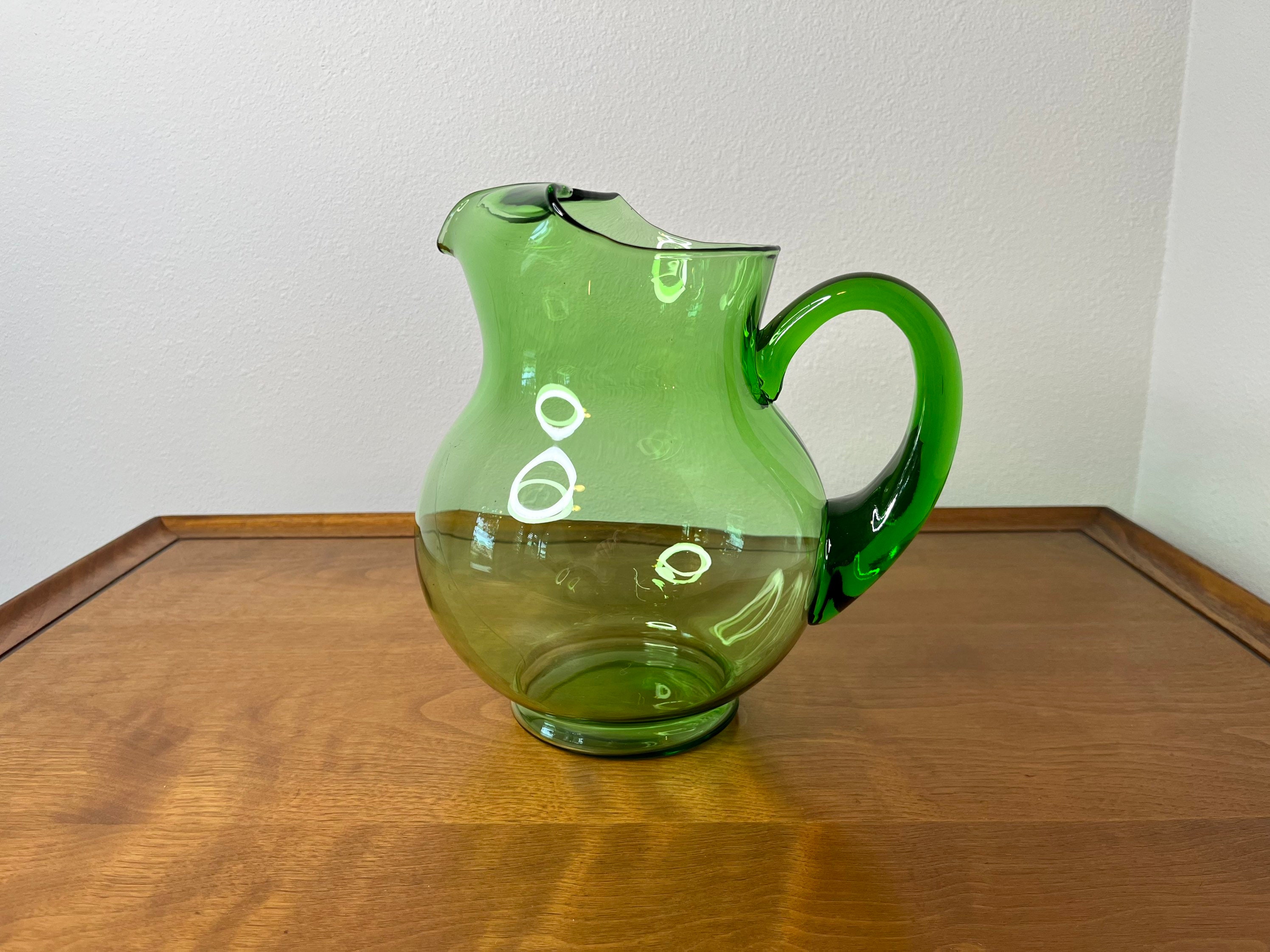 Sweet Iced Tea Pitcher Water Pitcher Crisa Green Libbey - Etsy