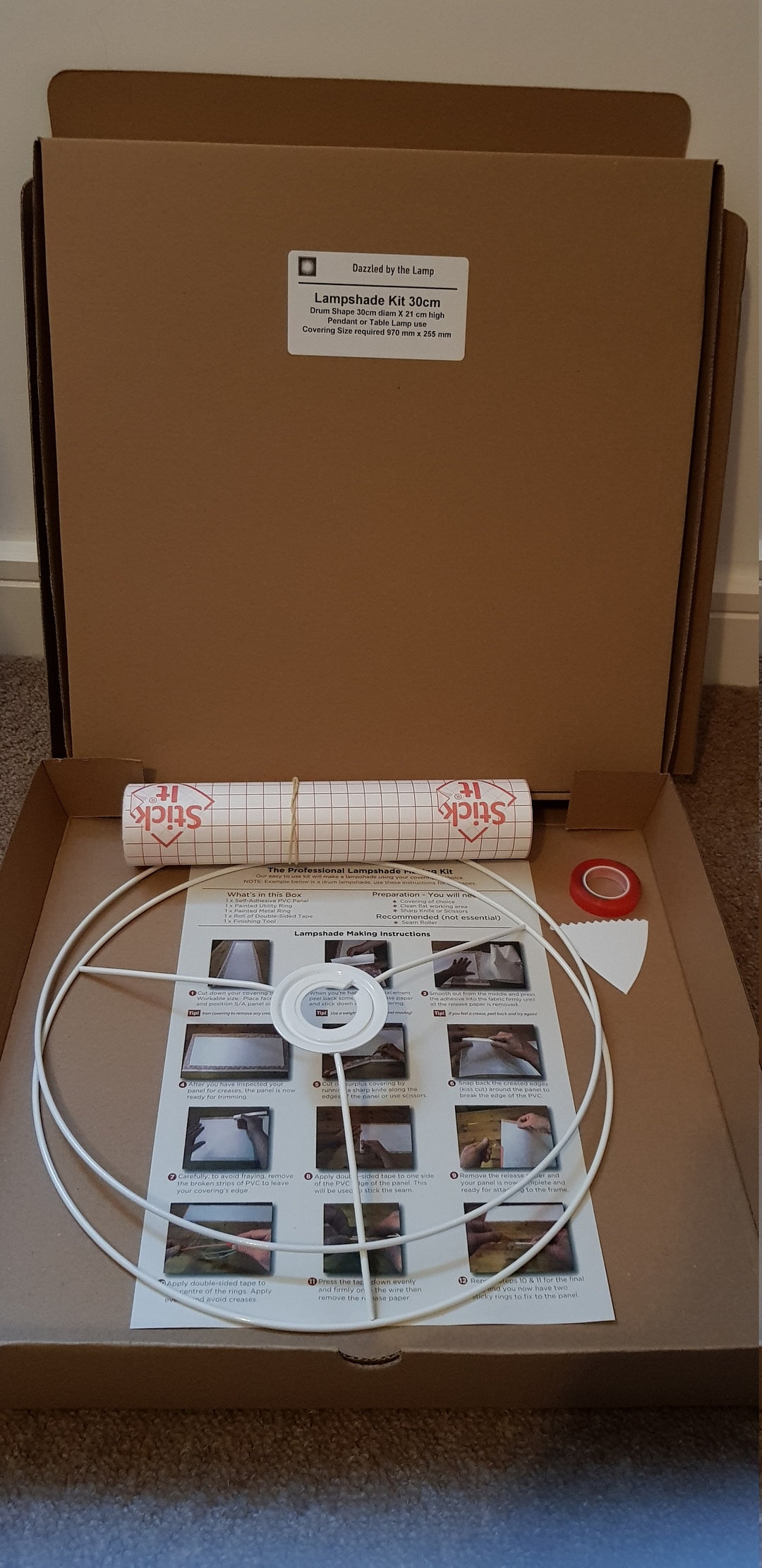 30cm Diameter Make Your Own DIY Lampshade Kit - Etsy
