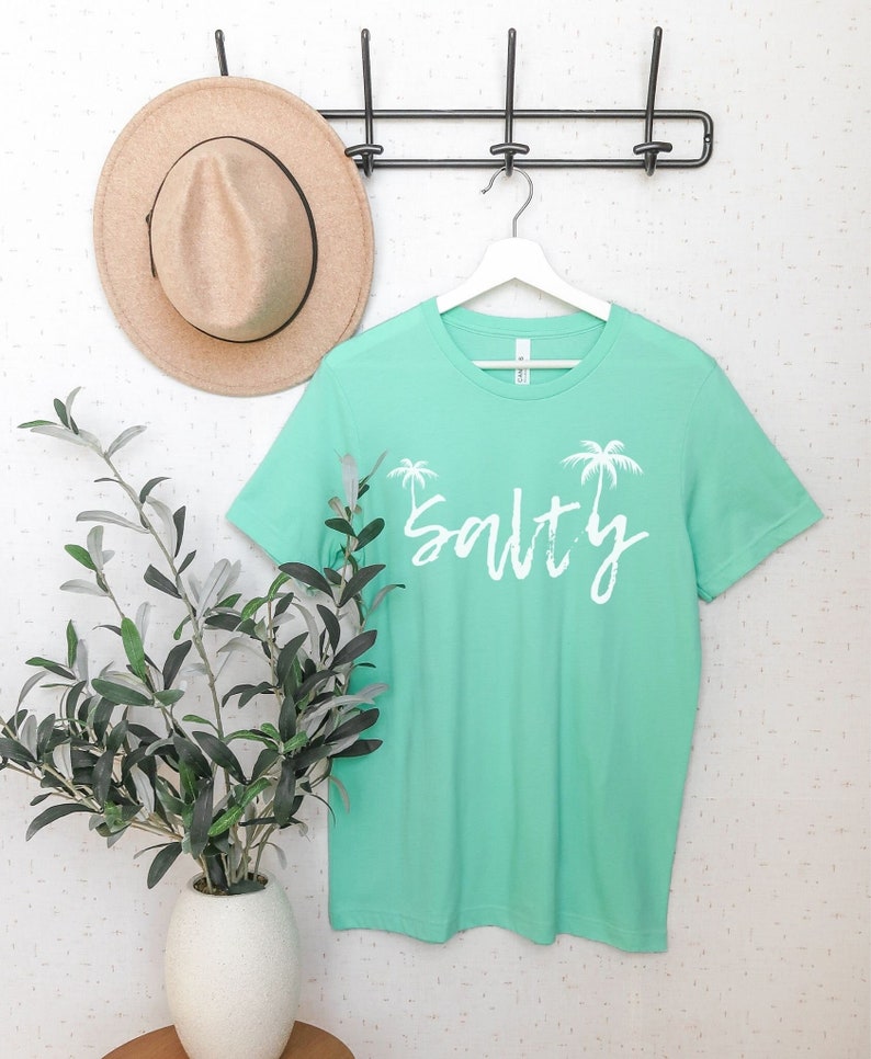Salty Tshirt, Summer Shirts for Women - Beach Shirt - Summer Shirt ...