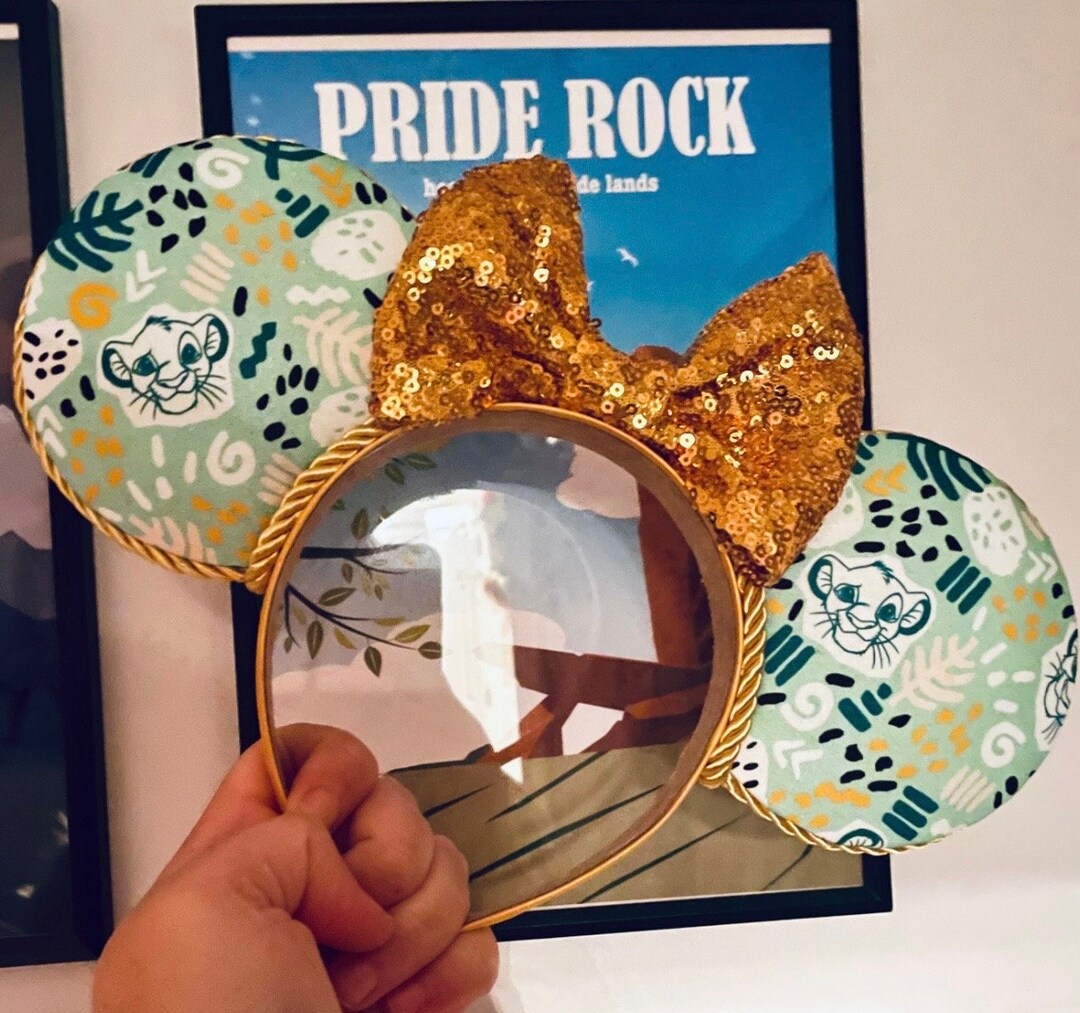 Simba Inspired Minnie Ears, the Lion King Minnie Ears, Simba Minnie ...