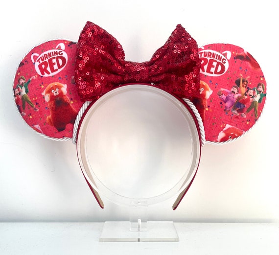 Turning Red Inspired Minnie Mouse Ears Turning Red Ears Red - Etsy