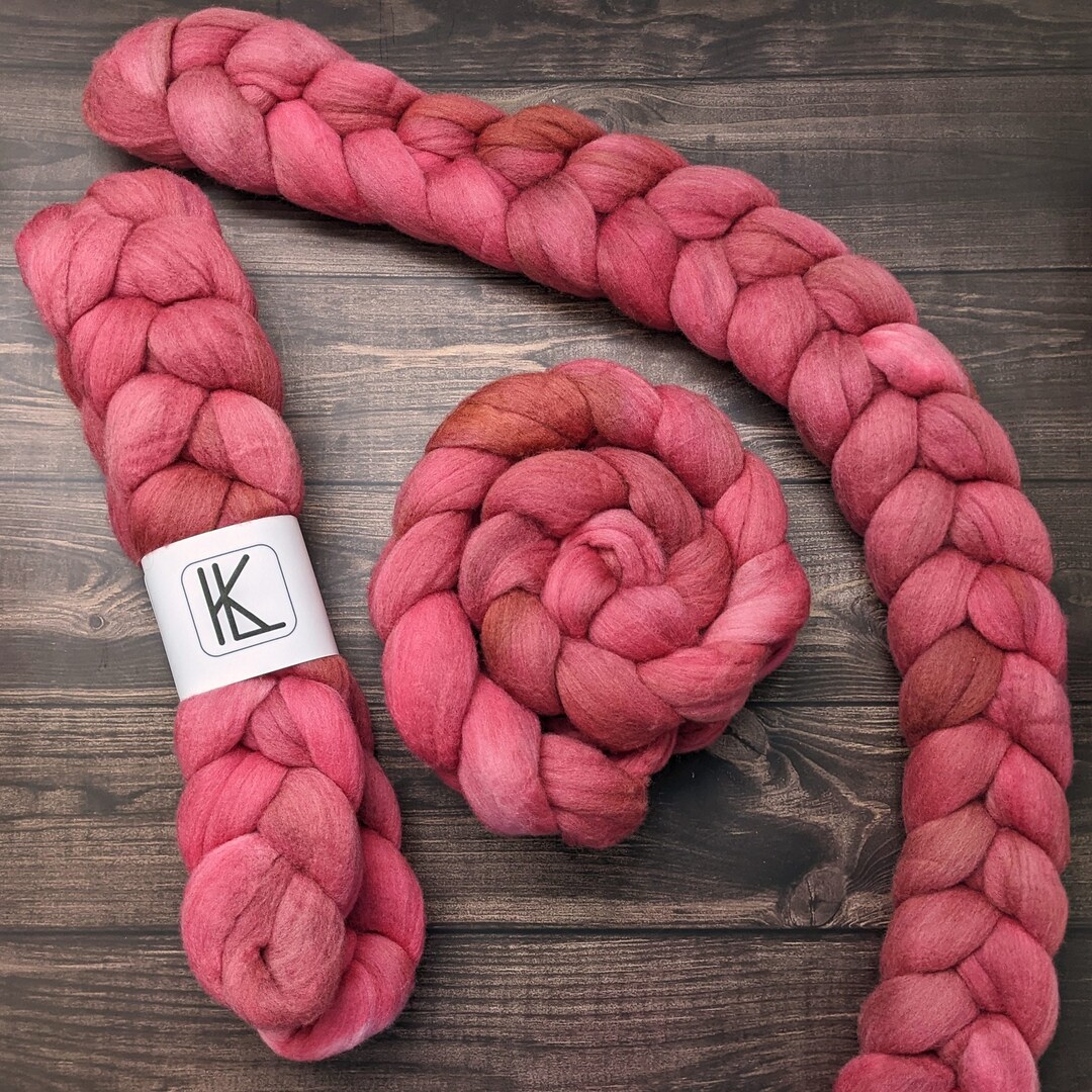 Merino Wool Top Roving for Spinning || Ariel || 100g Fine American ...