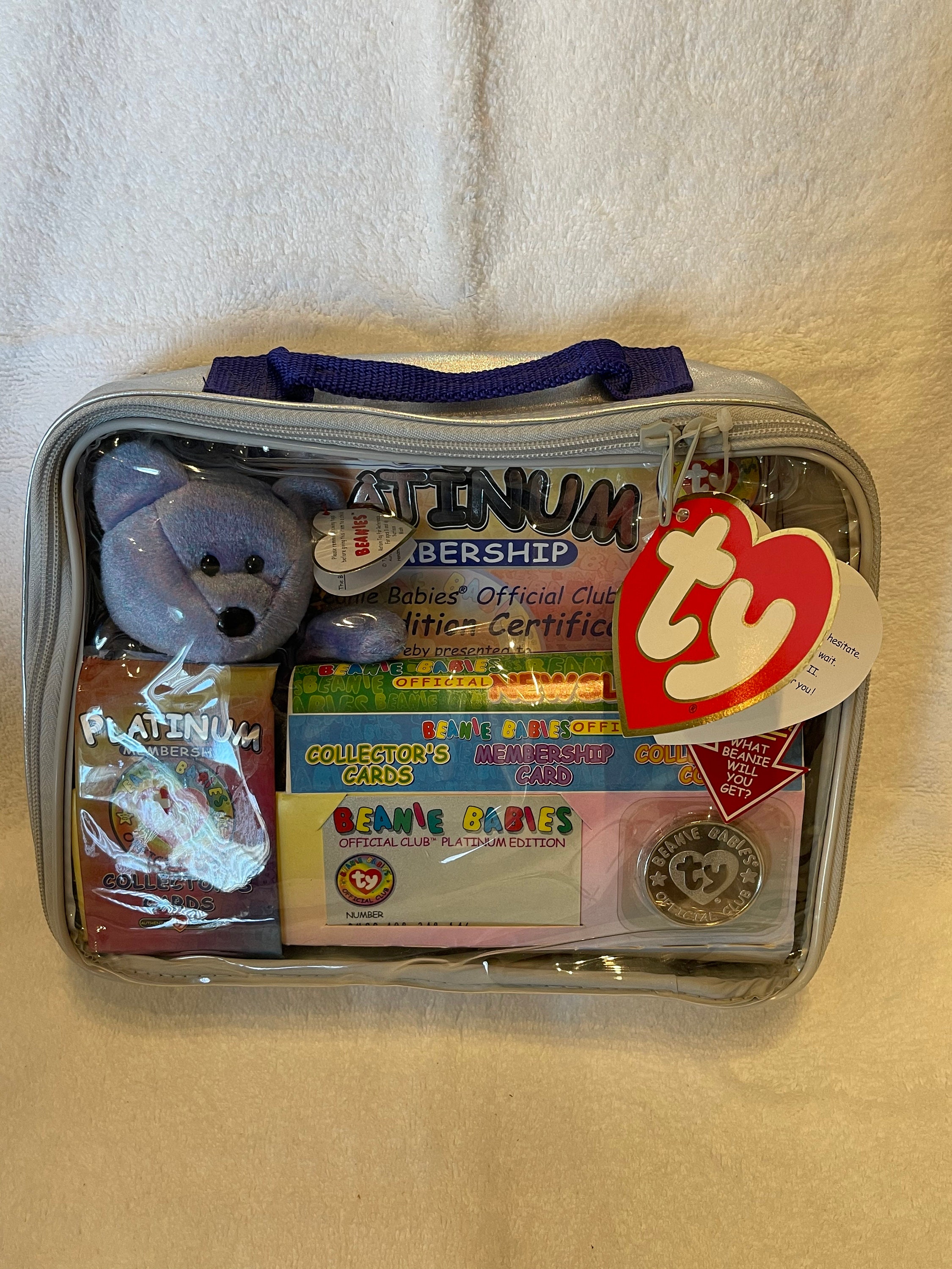 Ty Beanie Baby Official Club Platinum Edition Kit de membresía - Etsy ...