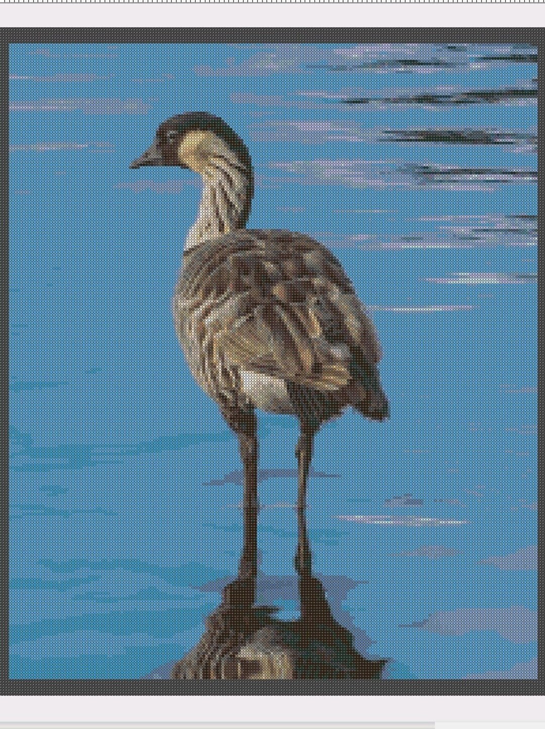 Nene Goose Cross Stitch Pattern - Etsy