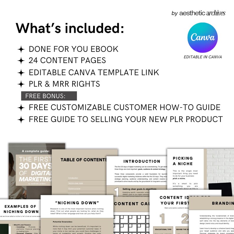 The First 30 Days of Digital Marketing Ebook Master Resell Rights MRR ...