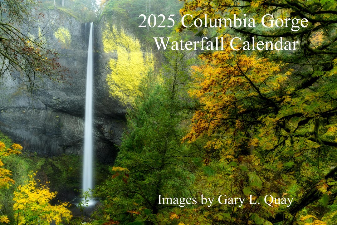 2025 Columbia Gorge Waterfall Calendar - Etsy