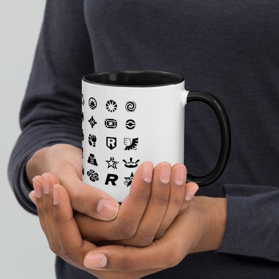 Pokemon Symbol Mug Black Star Fossil Neo Genesis Jungle - Etsy