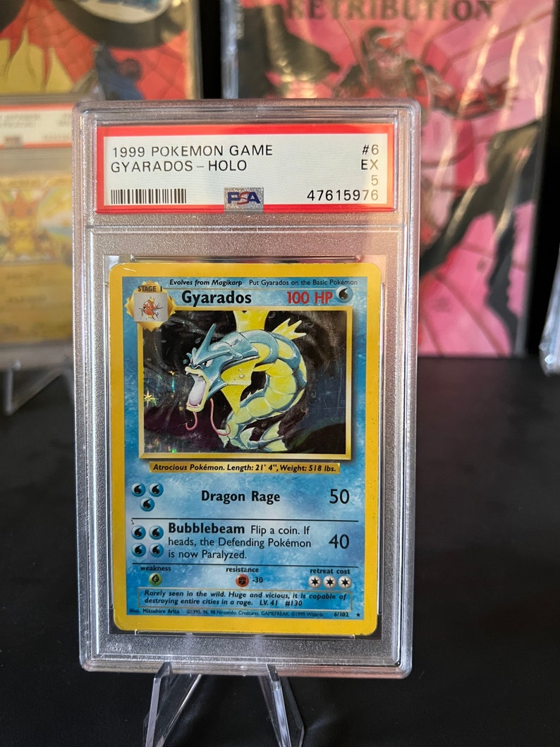 6/102 Gyarados Base Set PSA - Etsy