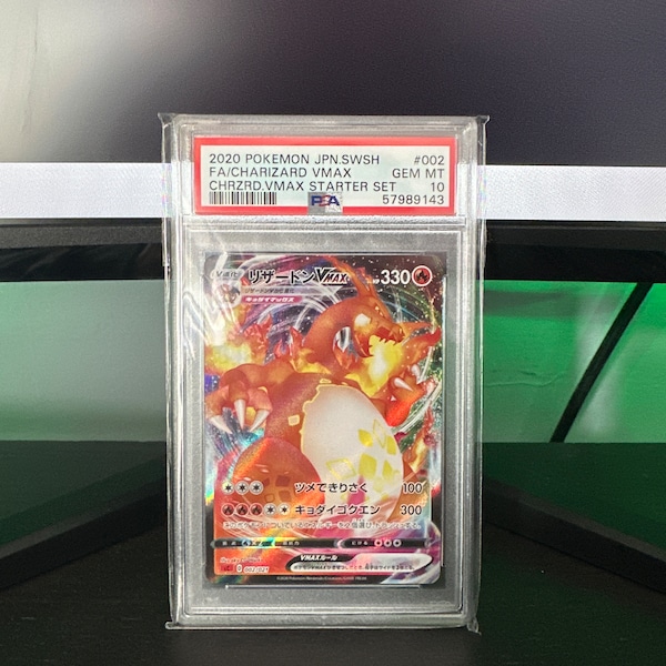 Psa 10 Charizard Vmax - Etsy