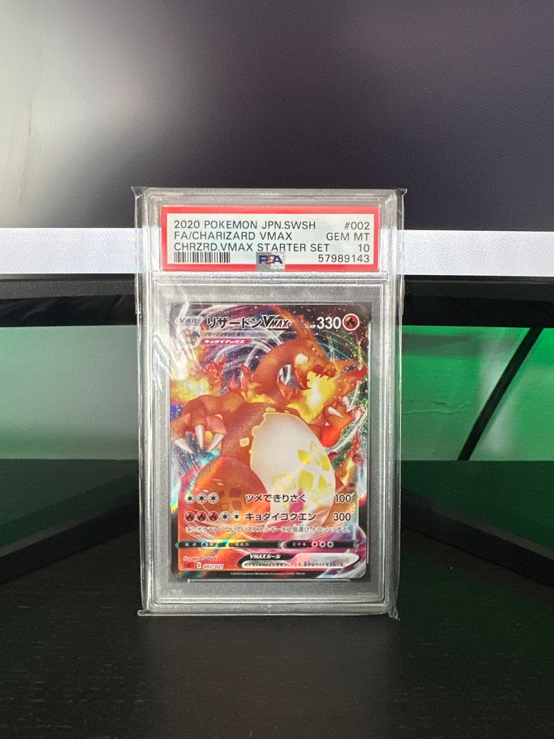 Pokémon Charizard PSA 10 Vmax - Etsy