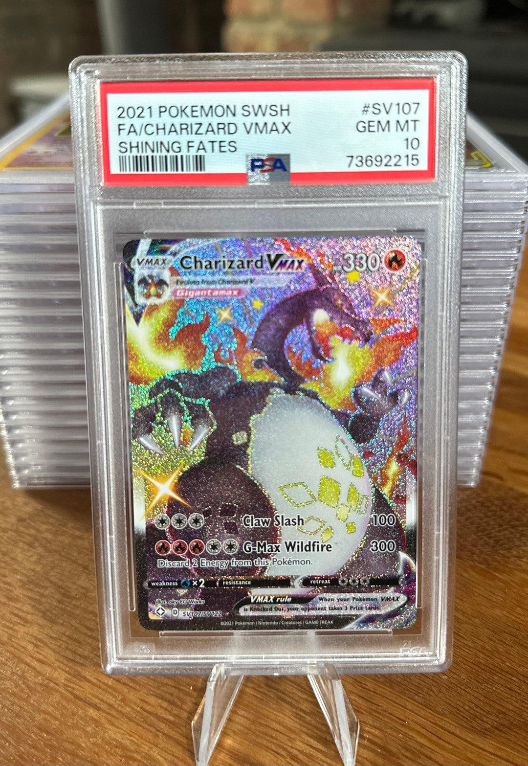 SV107 Charizard Shining Fates PSA GEM 10 - Etsy