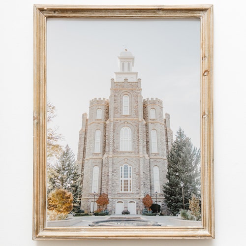 Logan Utah Watercolor Temple LDS Temple Digital Download - Etsy