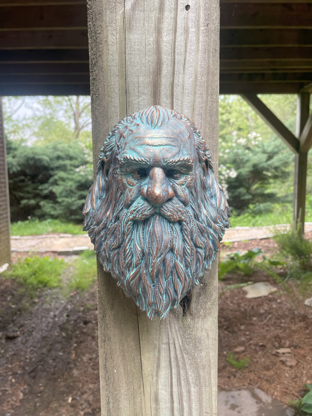 Dwarven Head Bust in Faux Bronze - Etsy