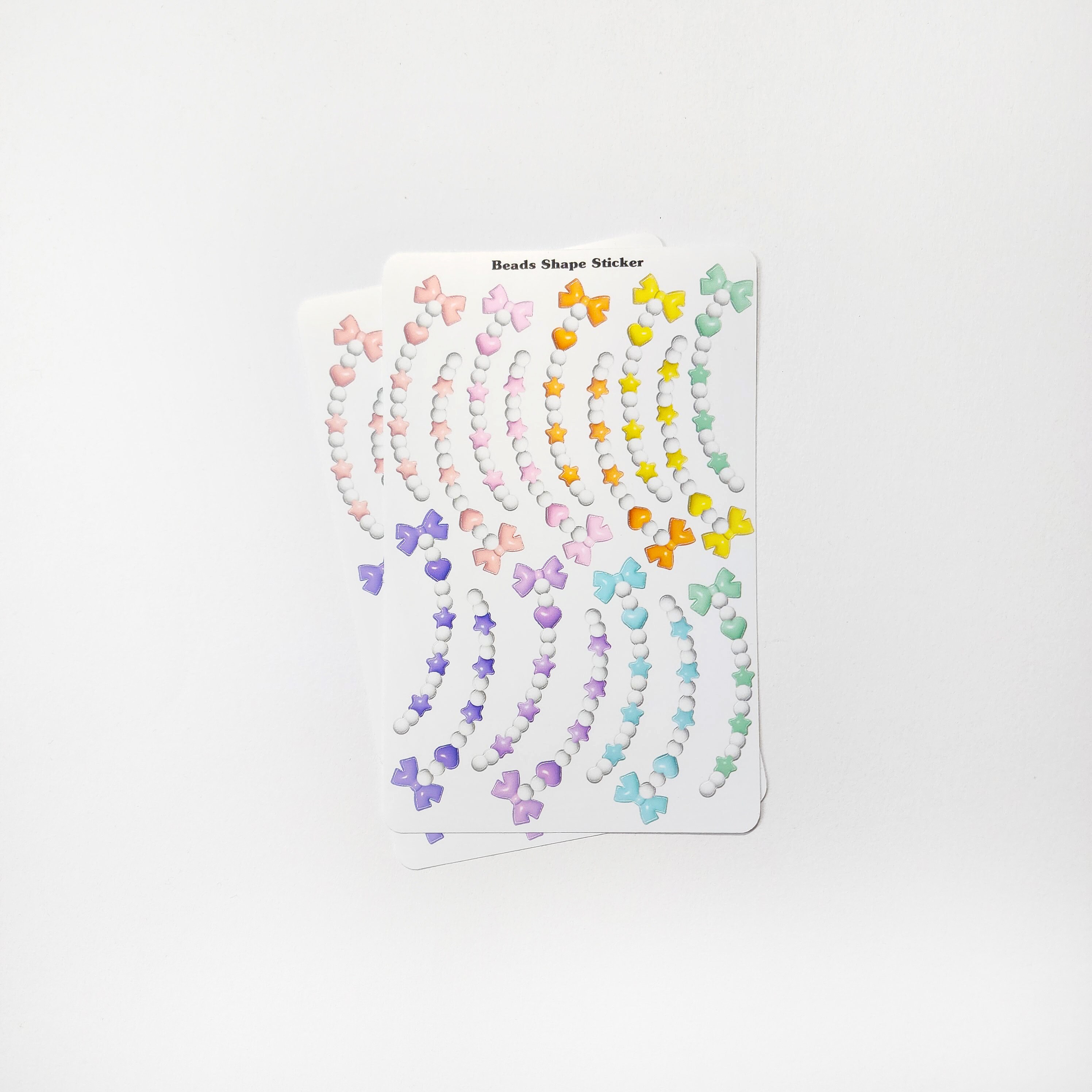 Beads Pearl Chain Sticker, Beads Chain Polco Sticker for Journal, Bujo ...