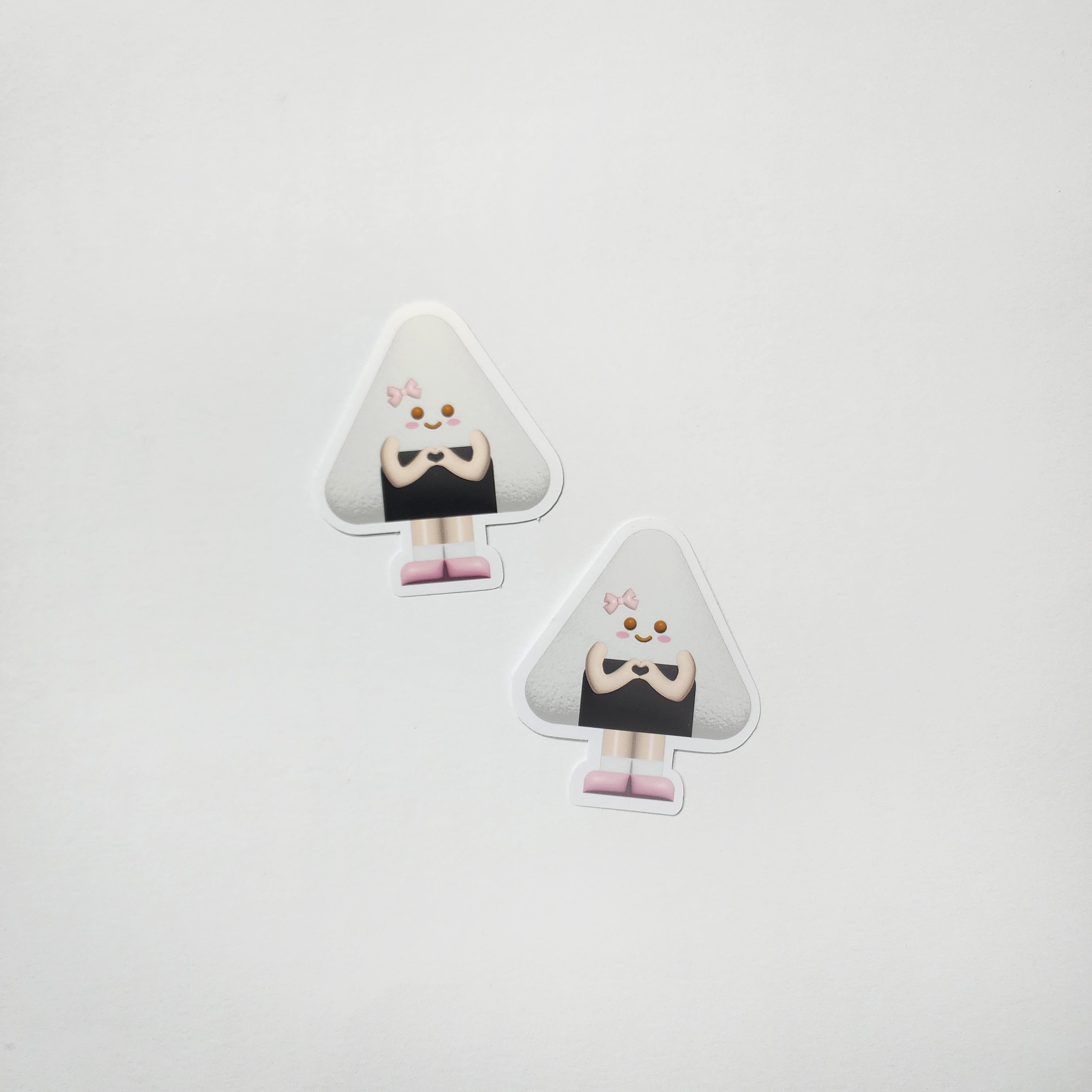 Cute Onigiri Sticker, Riceball Sticker, Kawaii Japanese Food Waterproof ...