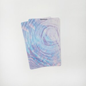 Mini Gradient Number Polco Deco Sticker Sheet, Rainbow, Holographic ...