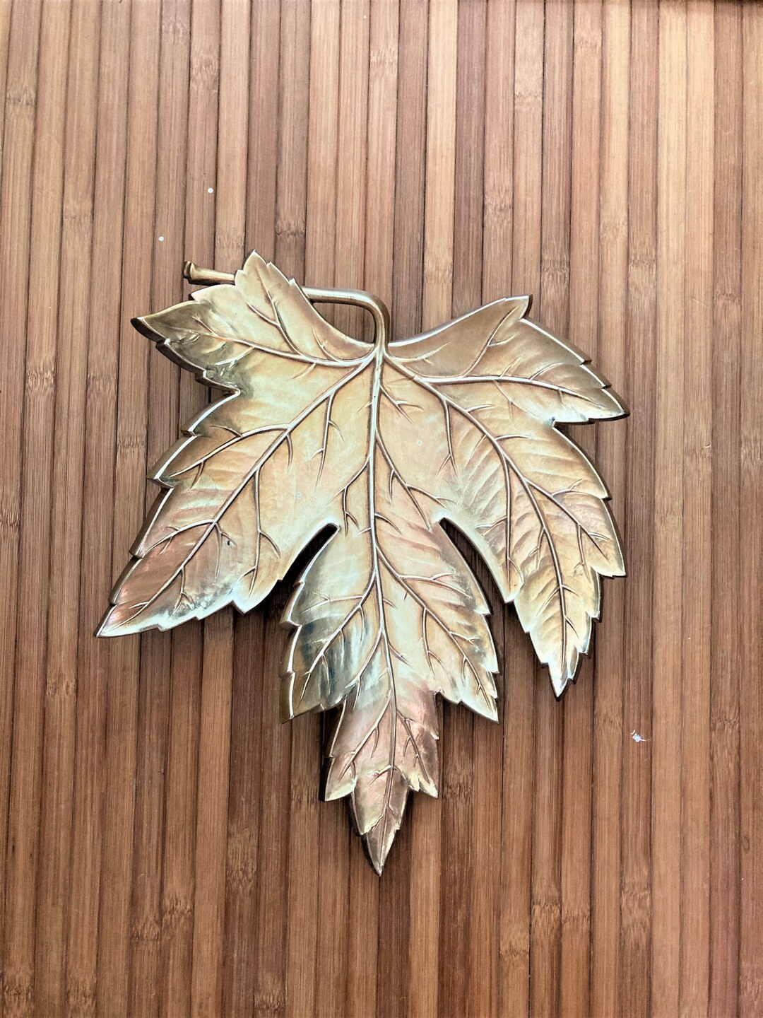 Gold Maple Leaf, Vintage Syroco, Hollywood Regency Decor, Mid Mod Wall ...