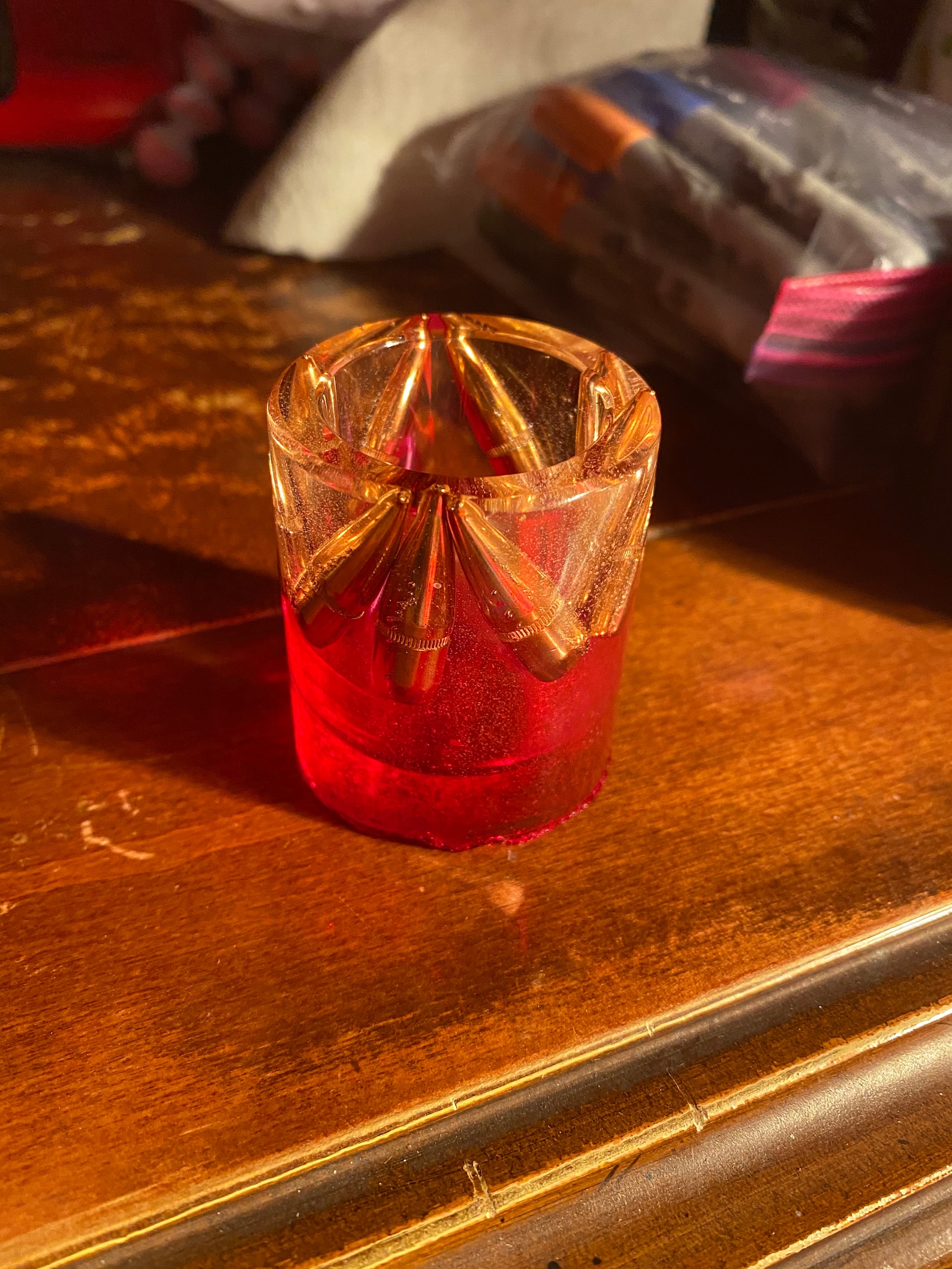 Set of 5 Resin Bullet Shot Glasses - Etsy