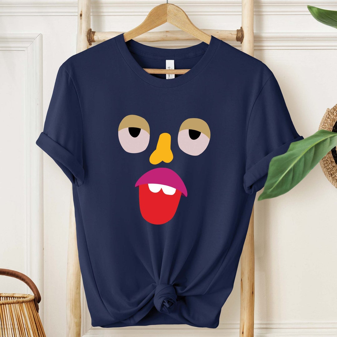 Funny Face Shirt, Silly Face T Shirt, Faint Face Shirt, Cute Adult ...