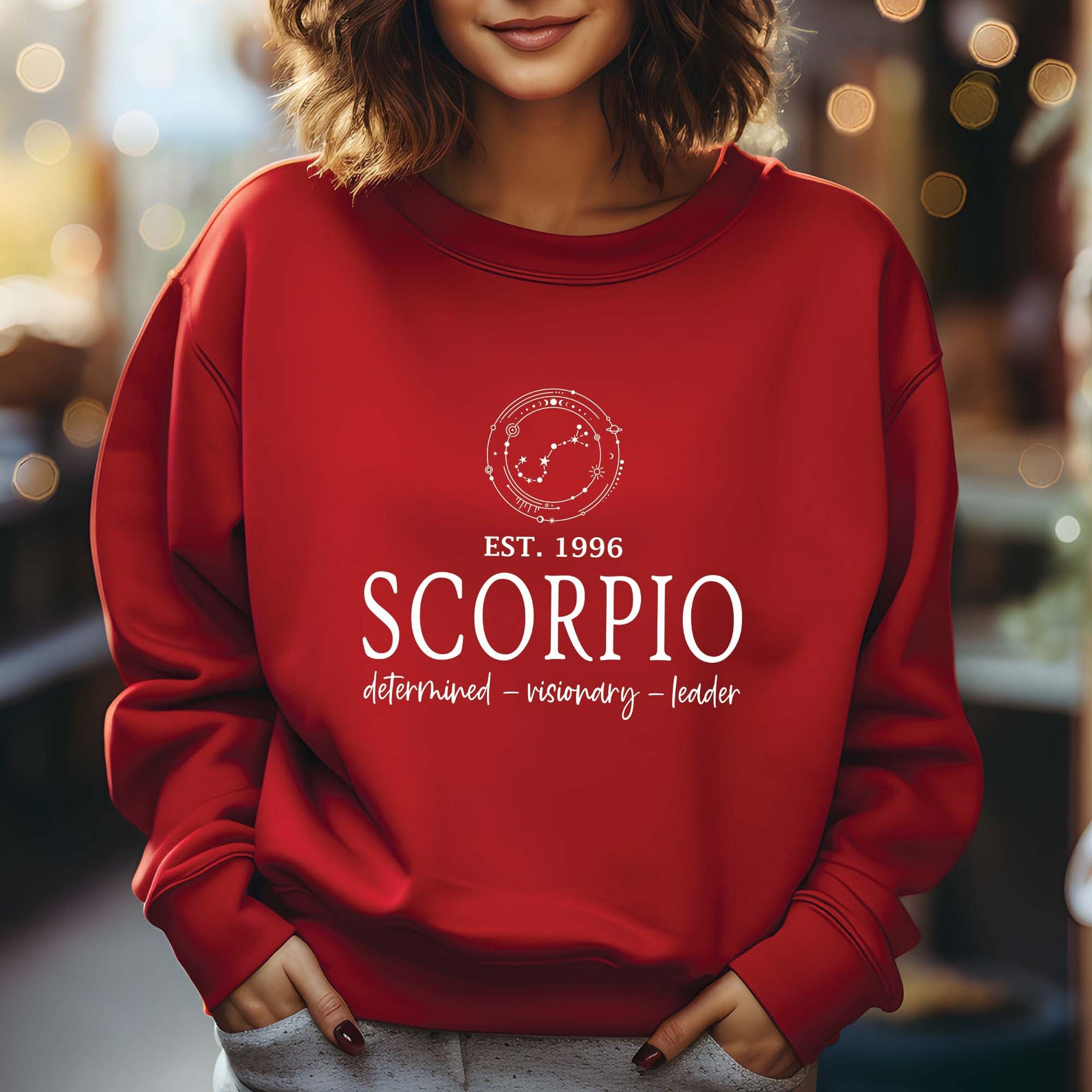 CUSTOM Zodiac Astrology Sweatshirt, Custom Horoscope Sweatshirt, Custom ...