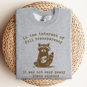 In the Insterest of Full Transparency It Was Not Easy Peasy Lemon ...