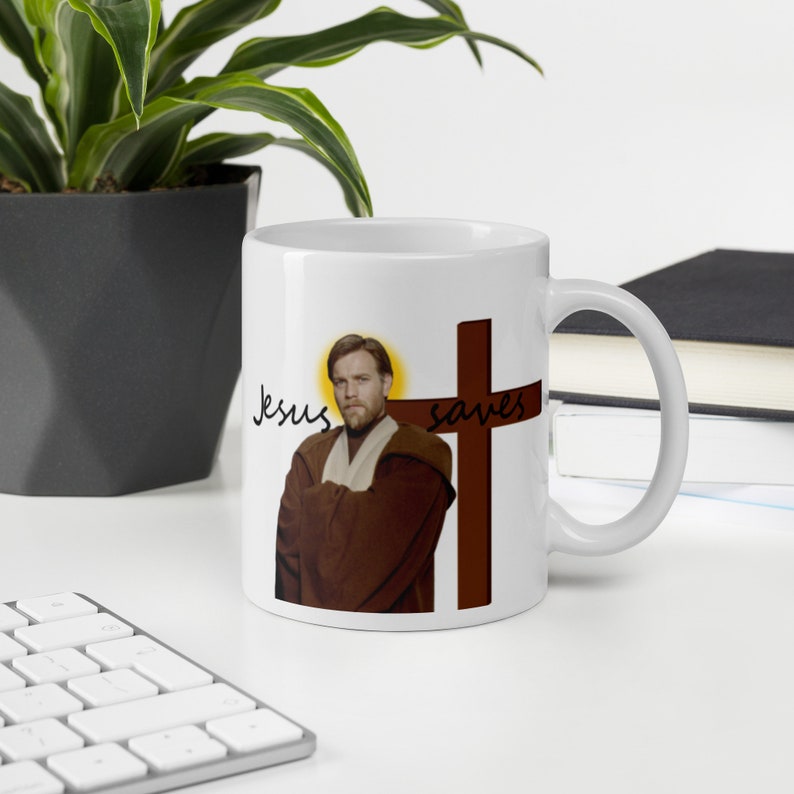 Jesus Saves Obi-wan Kenobi Coffee Mug Tea Cup | Etsy