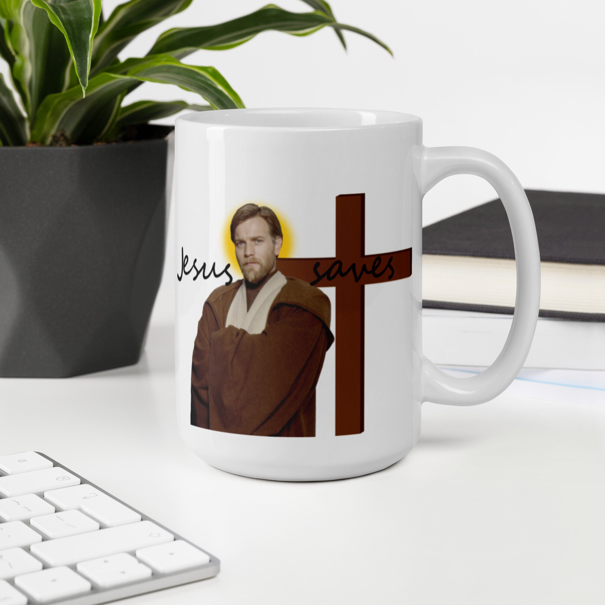 Jesus Saves Obi-wan Kenobi Coffee Mug Tea Cup - Etsy