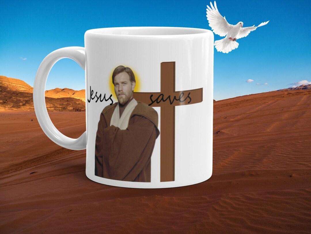 Jesus Saves Obi-wan Kenobi Coffee Mug Tea Cup - Etsy