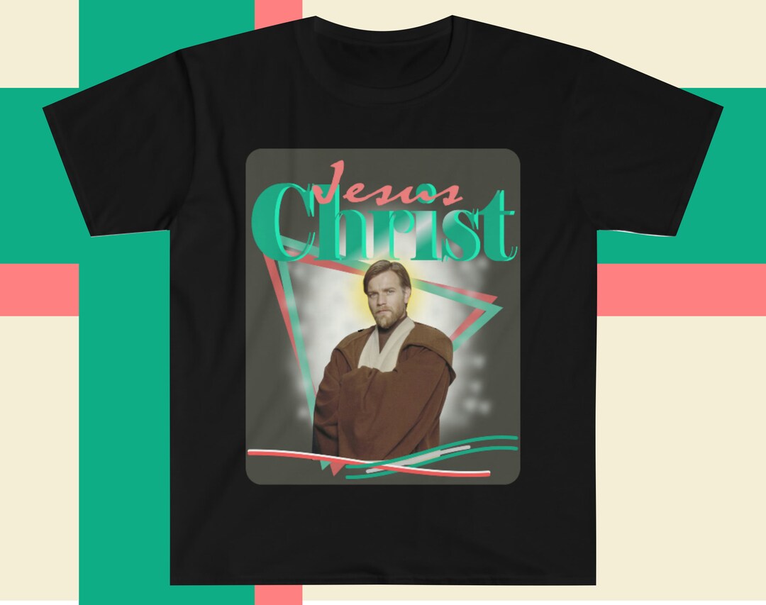 Jesus Christ Obi Wan Kenobi Retro 80s Inspired Unisex - Etsy