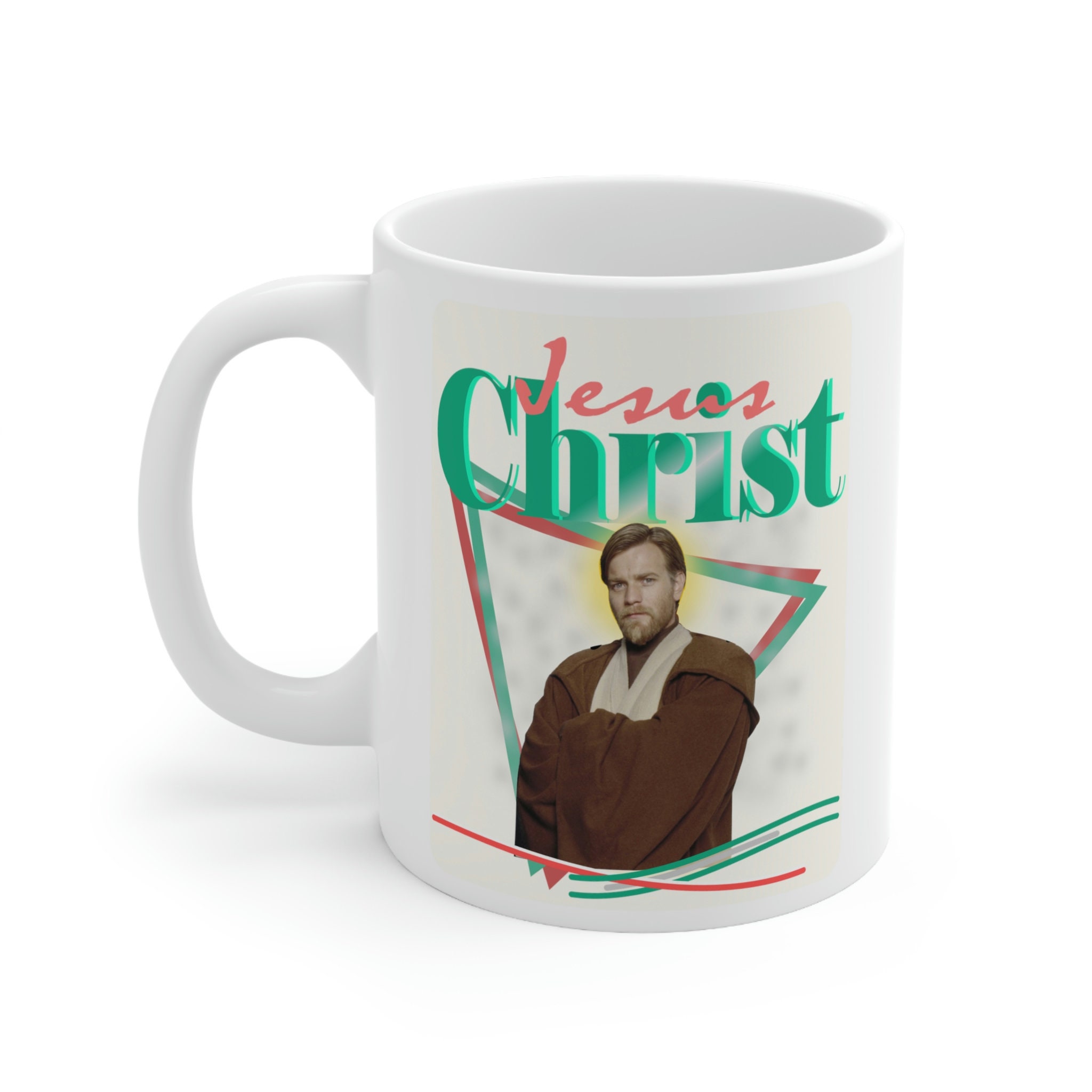 Jesus Christ Obi Wan Kenobi Retro 80s Inspired Ceramic - Etsy