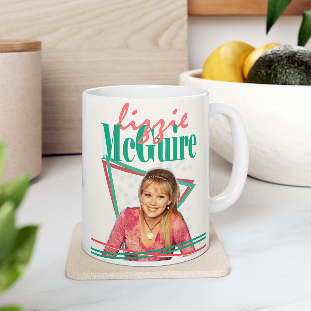 Lizzie Mcguire - Disney Channel - Hillary Duff - 90s Nostalgia - 80s Retro - Ceramic Coffee Mug ...