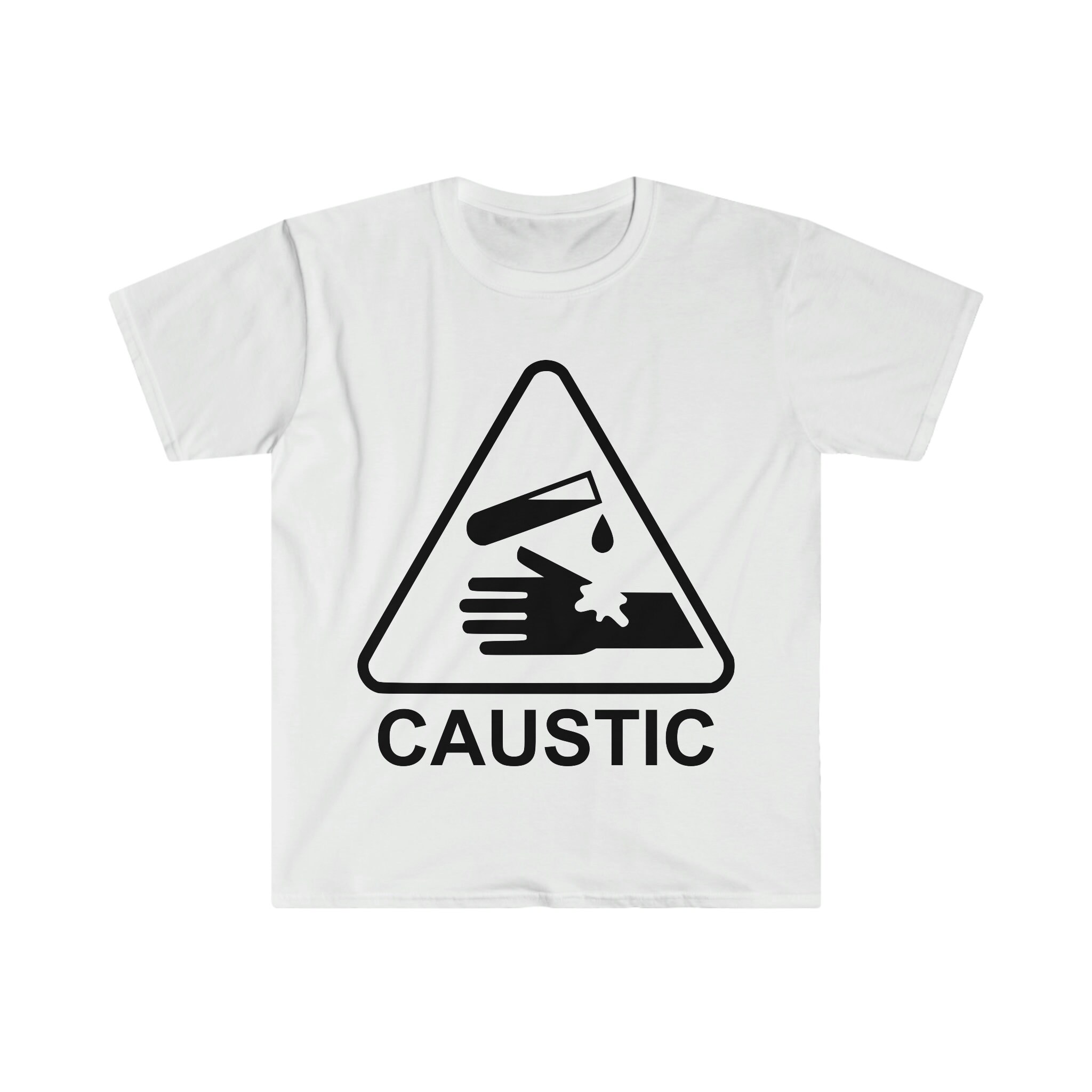 CAUSTIC Funny Warning Label Truck Driver Construction - Etsy