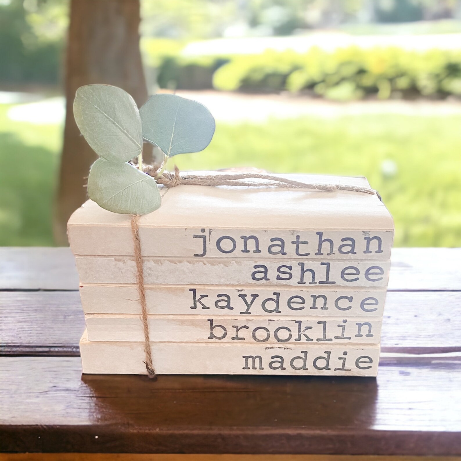 Personalized Custom Book Decor, Personalized Family Books, Personalized ...