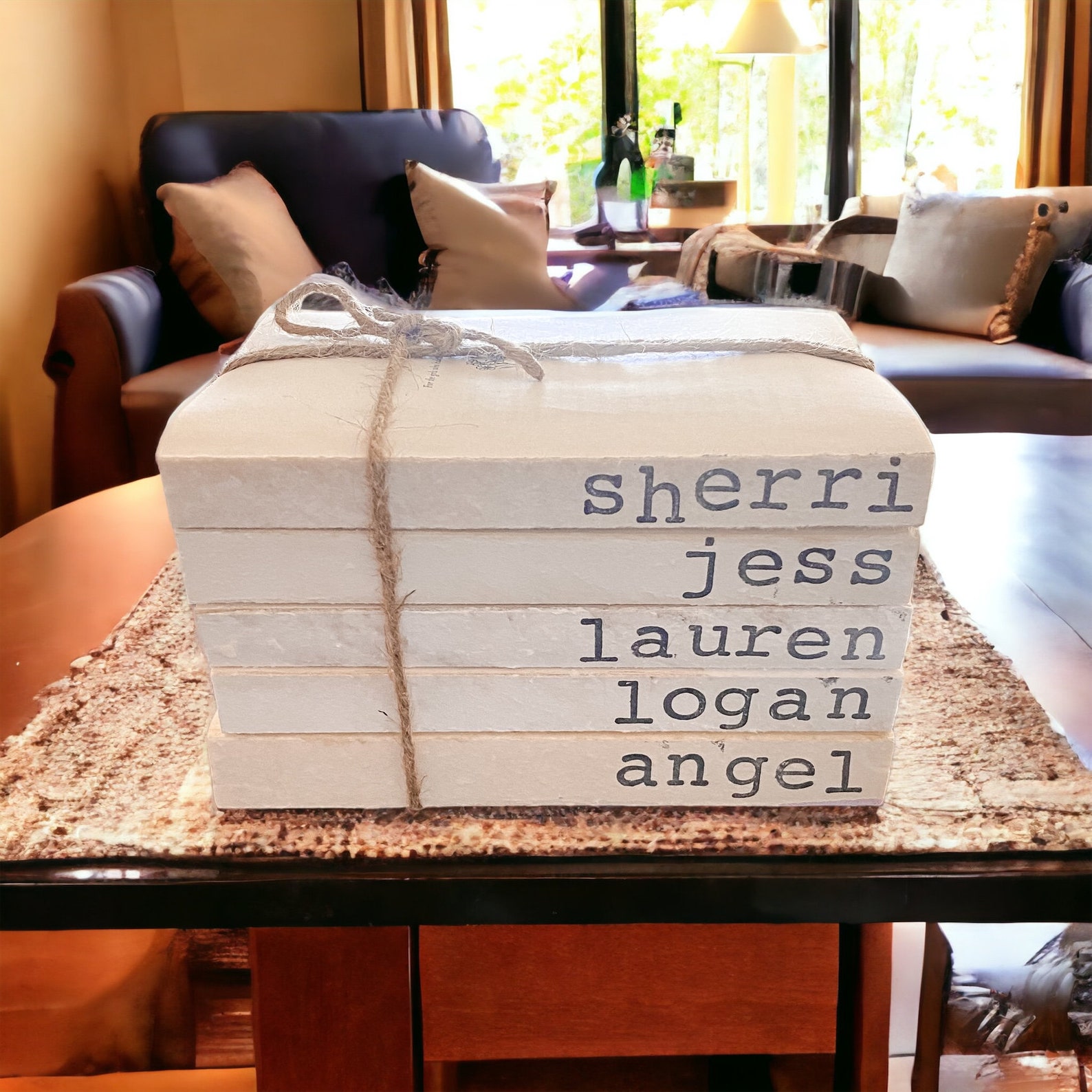 Personalized Custom Book Decor, Personalized Family Books, Personalized ...