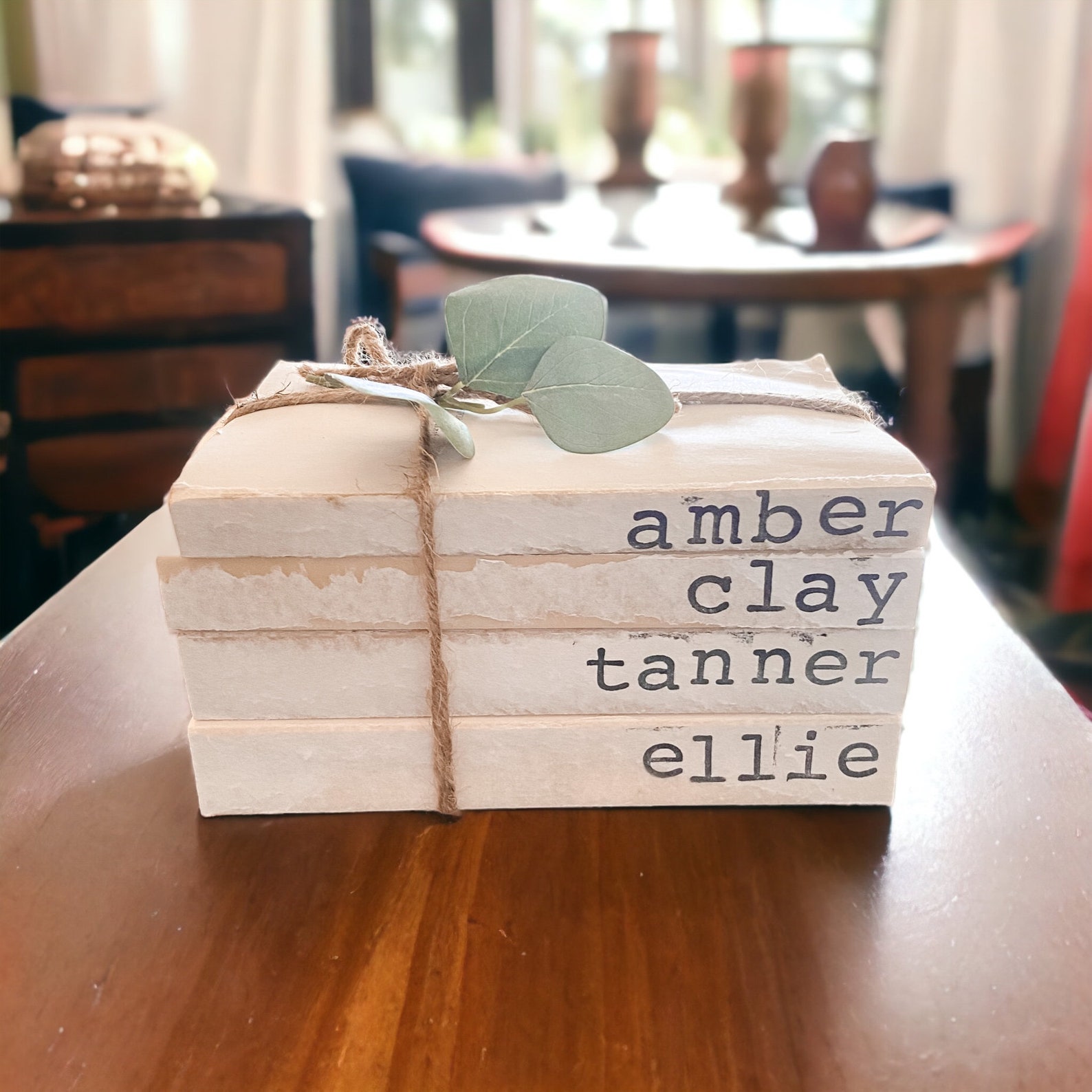 Personalized Custom Book Decor, Personalized Family Books, Personalized ...