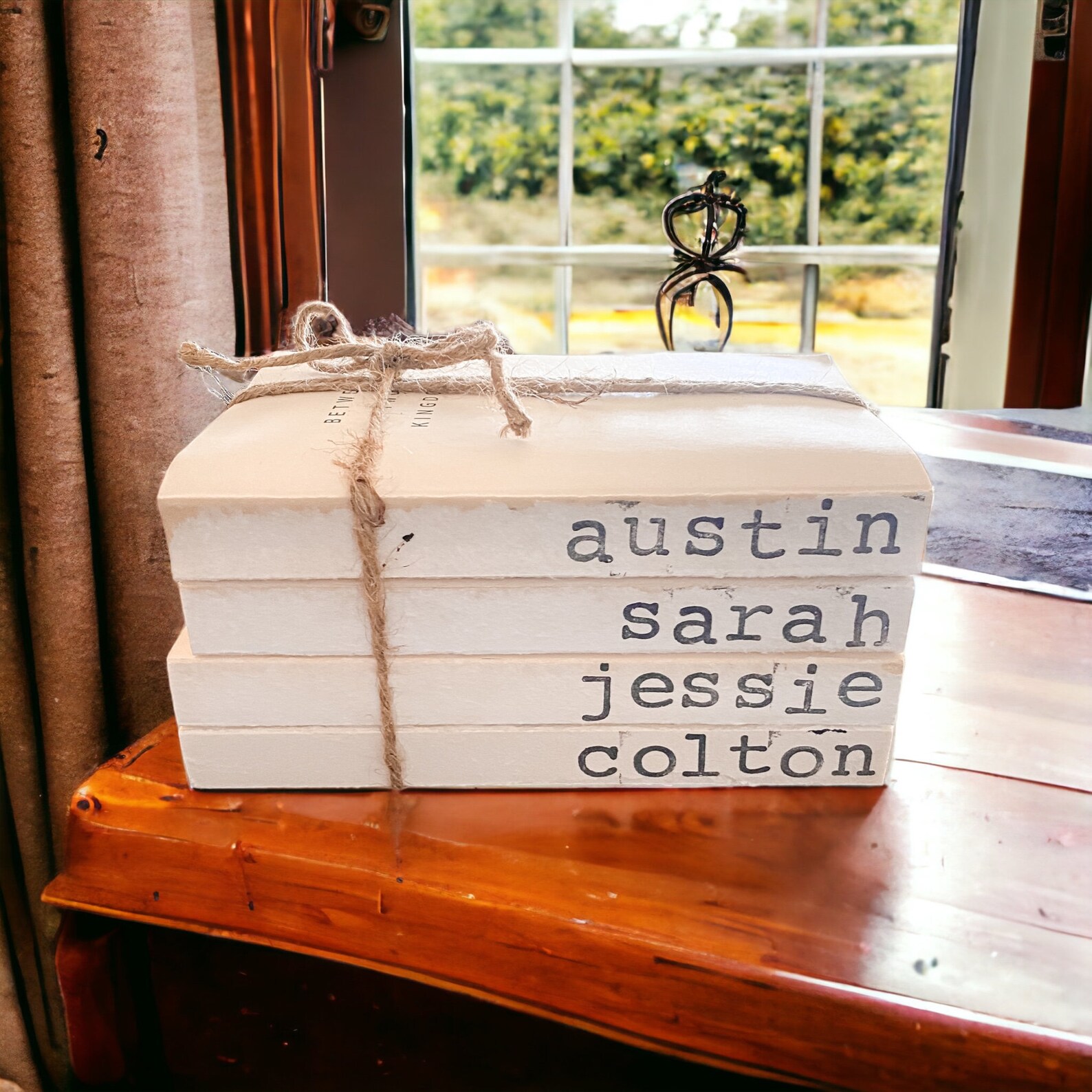 Personalized Custom Book Decor, Personalized Family Books, Personalized ...