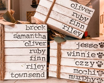 Personalized Custom Book Decor, Personalized Family Books, Personalized ...