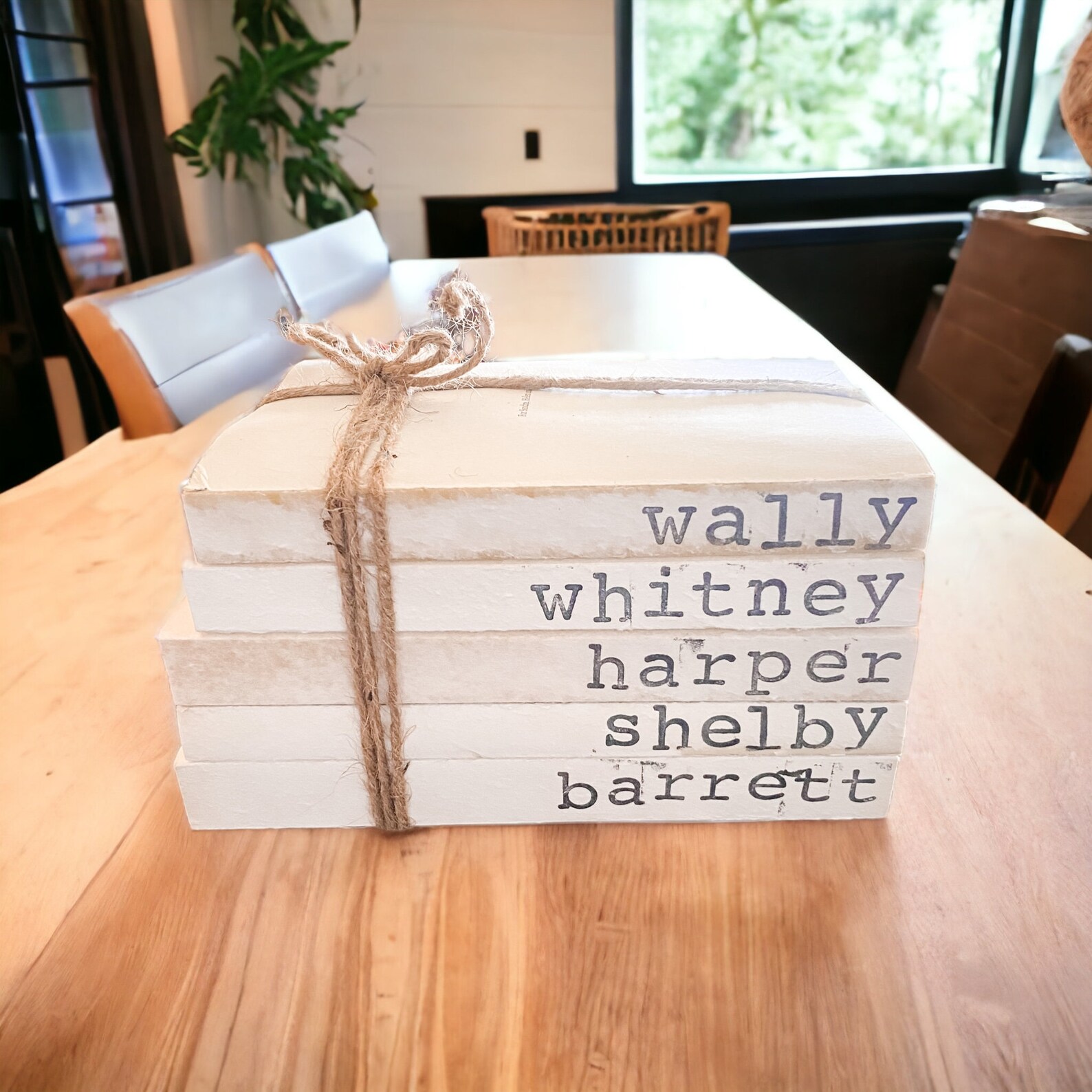 Personalized Custom Book Decor, Personalized Family Books, Personalized ...