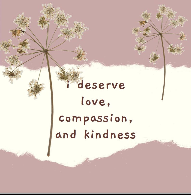 Self Compassion Mantras - Etsy