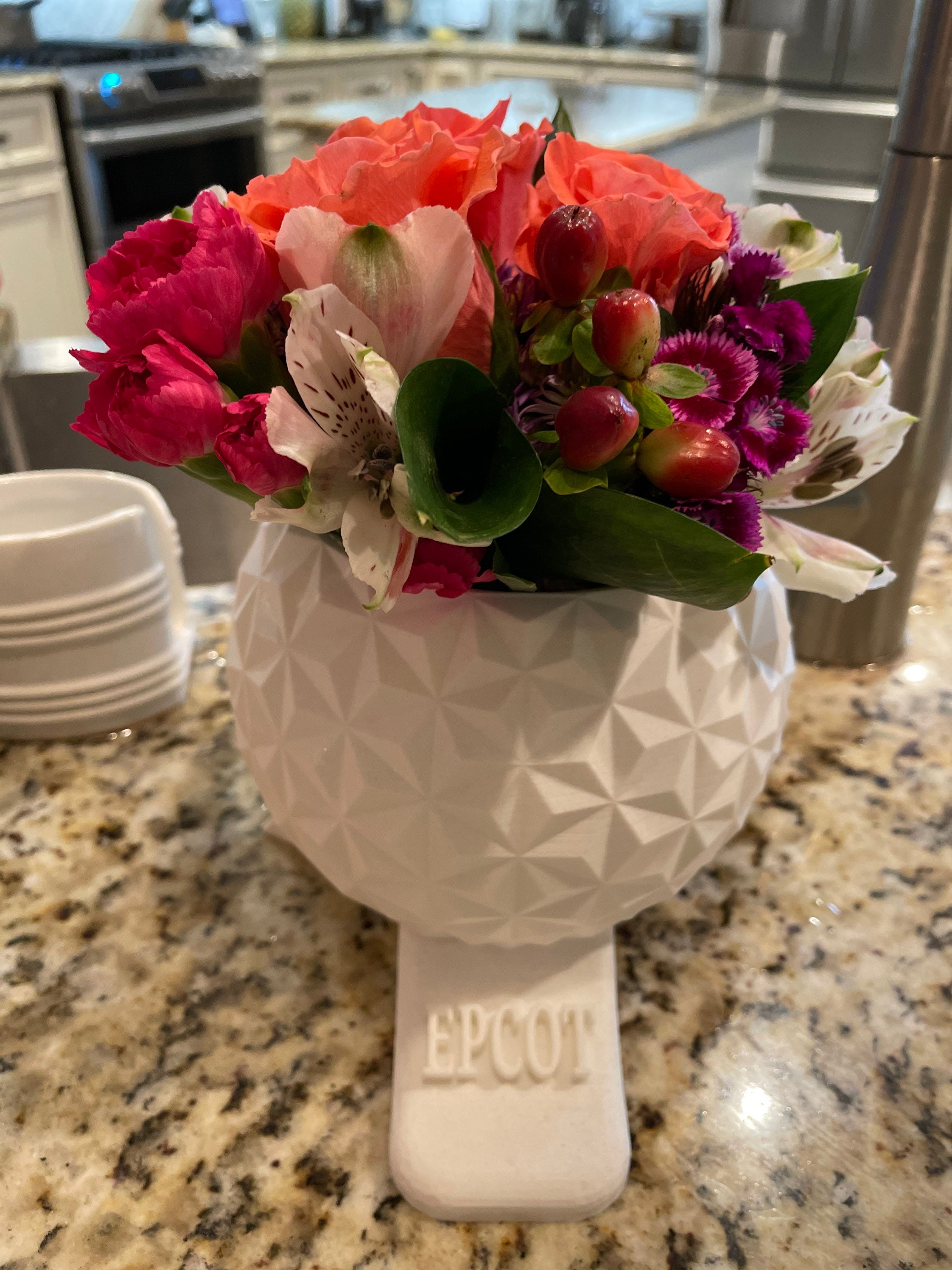 Epcot Spaceship Earth Planter| Walt Disney World Planter - Etsy