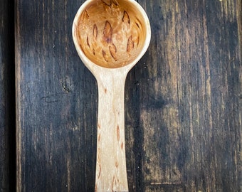 Handcarved Maple Wood Spoon, Bar Spoon 11 Inches Long, Vermont Made ...