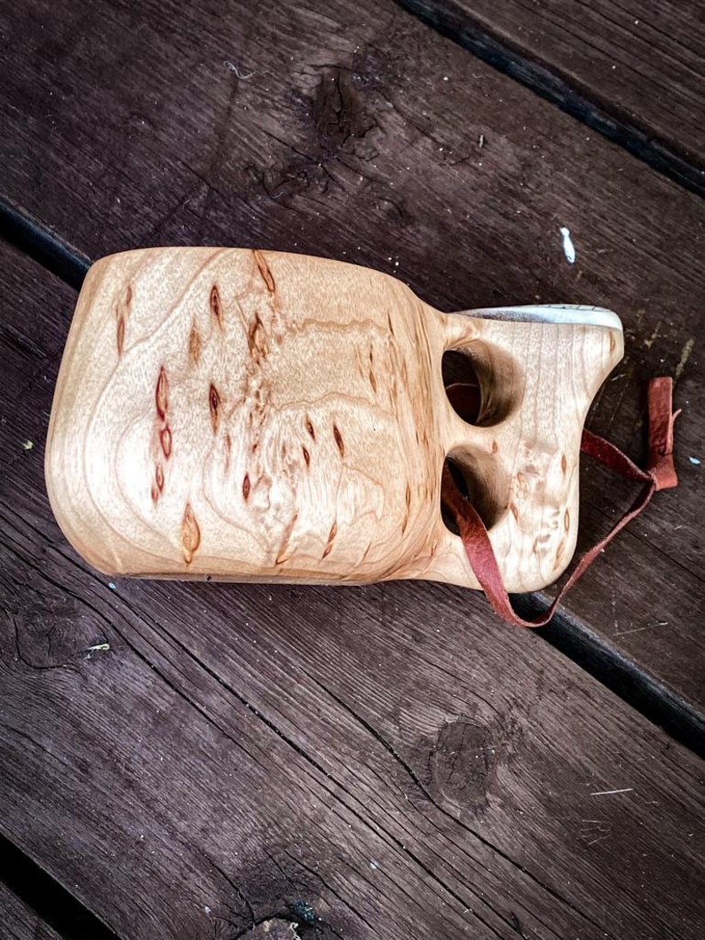 Kuksa Cup Big, Curly Birch and Antler, Two Fingers - Etsy