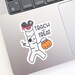 Trach or Treat - Vinyl Sticker, Halloween, Anesthesiologist, Anesthesia ...